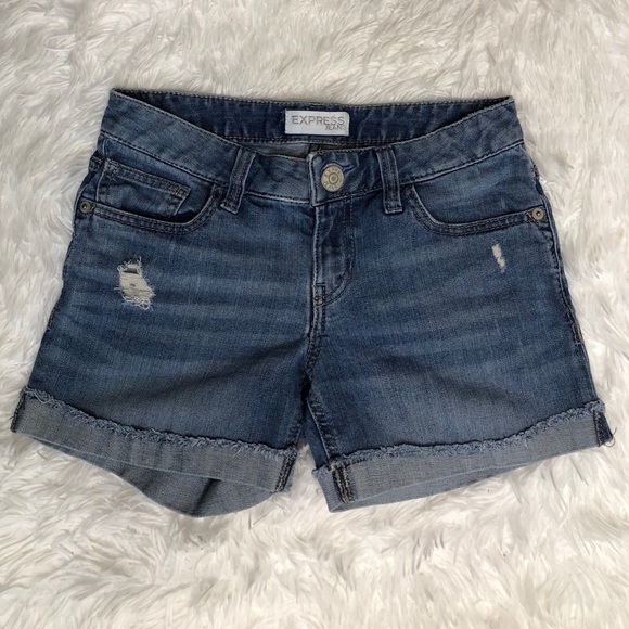 Express | Shorts | Womens Express Denim Shorts 0 | Poshmark